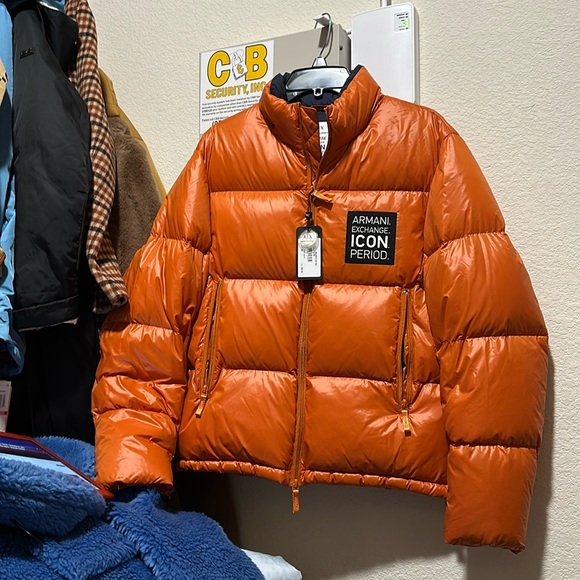 Armani Exchange | Jackets & Coats | Armani Exchange Icon Period Puffer ...